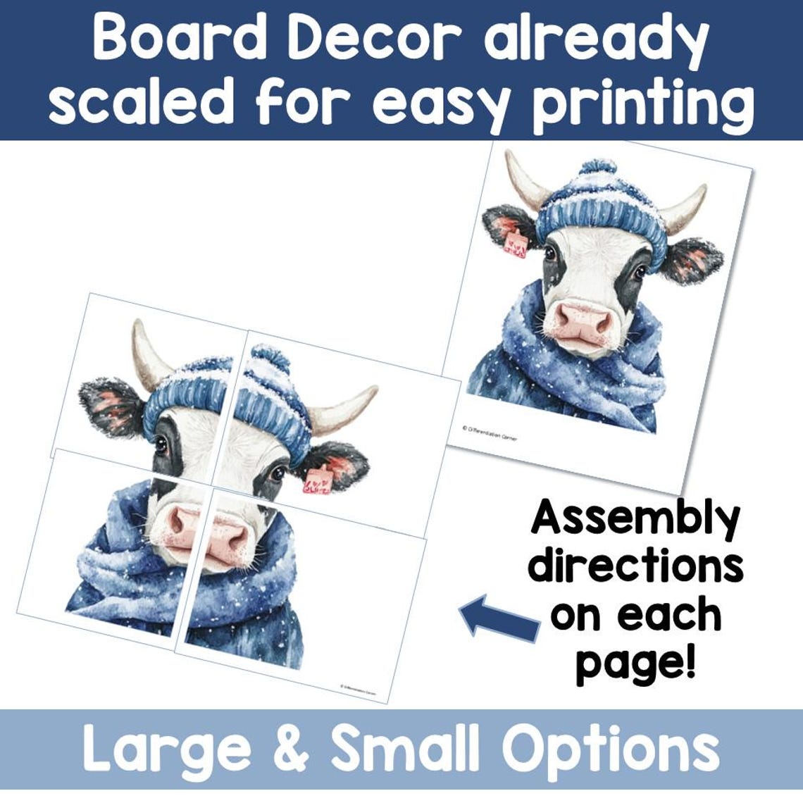 Bulletin Board Kit for Winter | January Bulletin Boards | Farm Themed ...