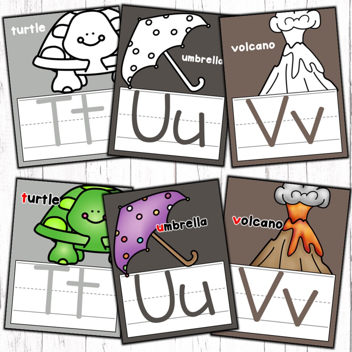 Alphabet Posters With Pictures for the Classroom | Neutral Boho ...
