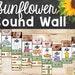 Editable Bunting Bulletin Board Banner Letters Sunflower Farmhouse ...