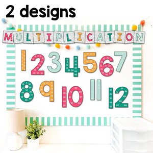 Multiplication Poster Times Tables Posters Skip Counting Display ...