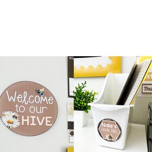 Editable Bee Classroom Labels Bee Themed Classroom Decor Classroom ...