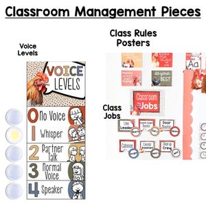 Chicken Farm Classroom Decor Bundle Chicken Classroom Theme Farm Theme ...