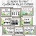 Editable Cactus Classroom Rules Posters Plant Botanical Classroom Decor ...