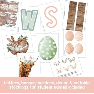 Easter Bulletin Board Spring Bulletin Board Kit | April Bulletin Board ...