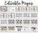 Editable Classroom Job Chart Editable Template Farmhouse Cow Print ...