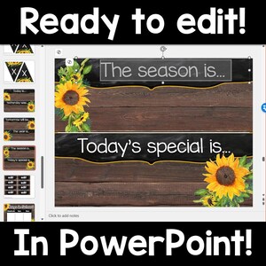 Classroom Calendar & Weather Display Set | Sunflower Farmhouse ...