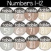 PRINTABLE Boho Table Numbers Neutral Classroom Decor - Etsy
