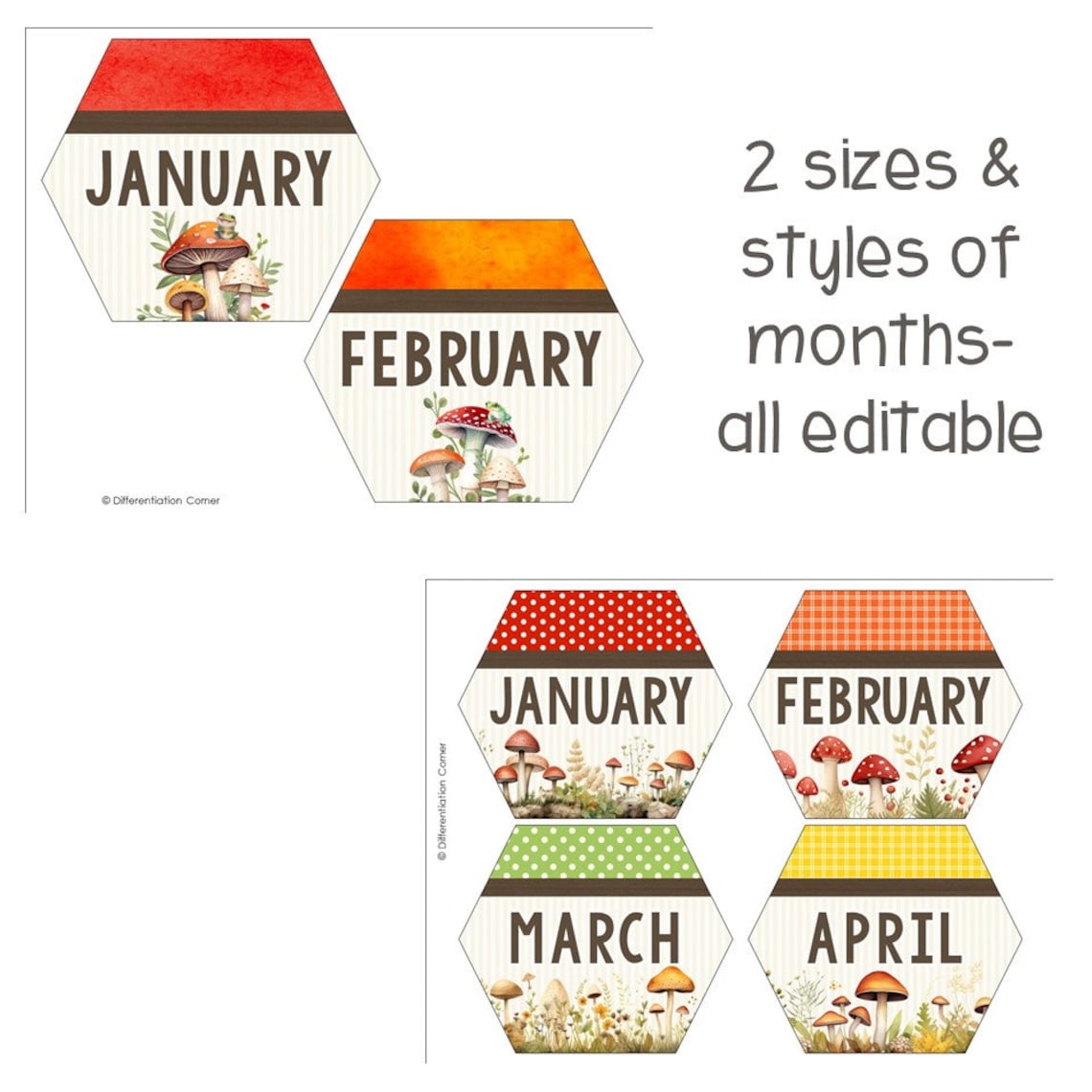 Mushroom Retro Classroom Birthday Display Groovy Classroom Decor Retro ...