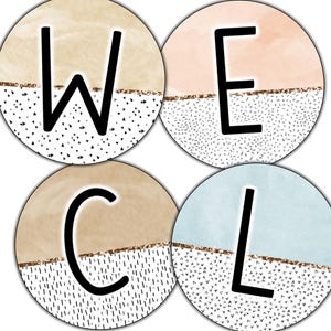 PRINTABLE Welcome Banner | Boho Neutral Classroom Decor | Neutral ...