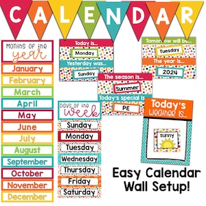 Confetti Rainbow Classroom Decor Bundle | Classroom Bulletin Board ...