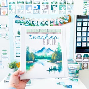 Nature Classroom Decor Bundle Nature Classroom Theme Mountain Classroom ...