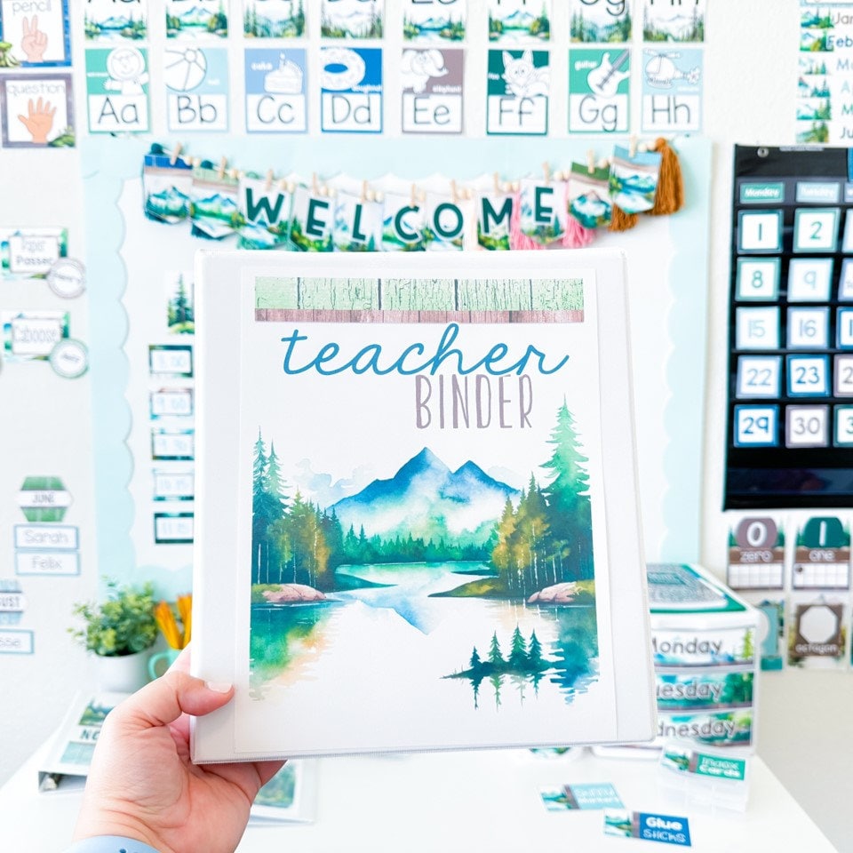 Nature Classroom Decor Bundle Nature Classroom Theme Mountain Decor ...