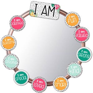 Positive Affirmation Station Cards Display Tropical Classroom Decor ...