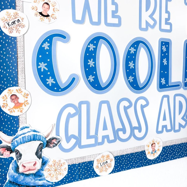 Bulletin Board Kit for Winter | January Bulletin Boards | Farm Themed ...