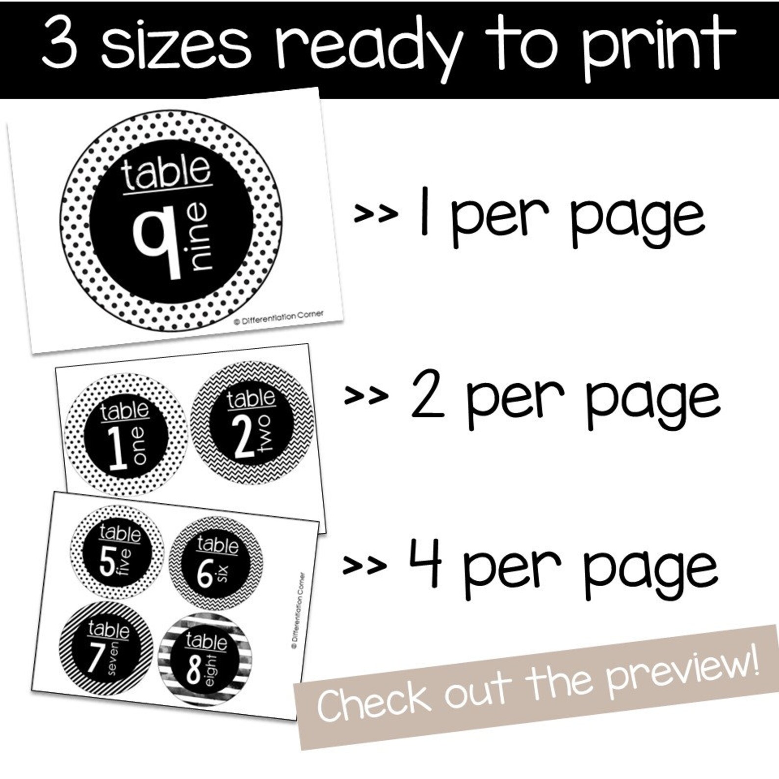 PRINTABLE Cow Print Table Numbers Farmhouse Classroom Decor Classroom ...