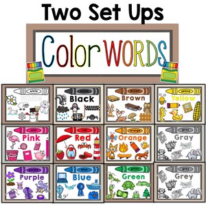 PRINTABLE Color Posters Pack | Neutral Classroom Decor | Neutral Colors ...