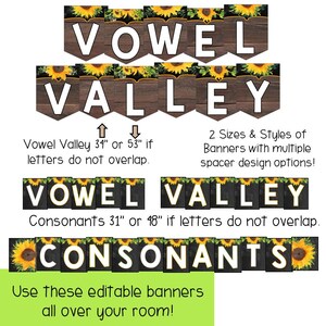 Sound Wall Classroom Posters | Sunflower Farmhouse Classroom Decor ...