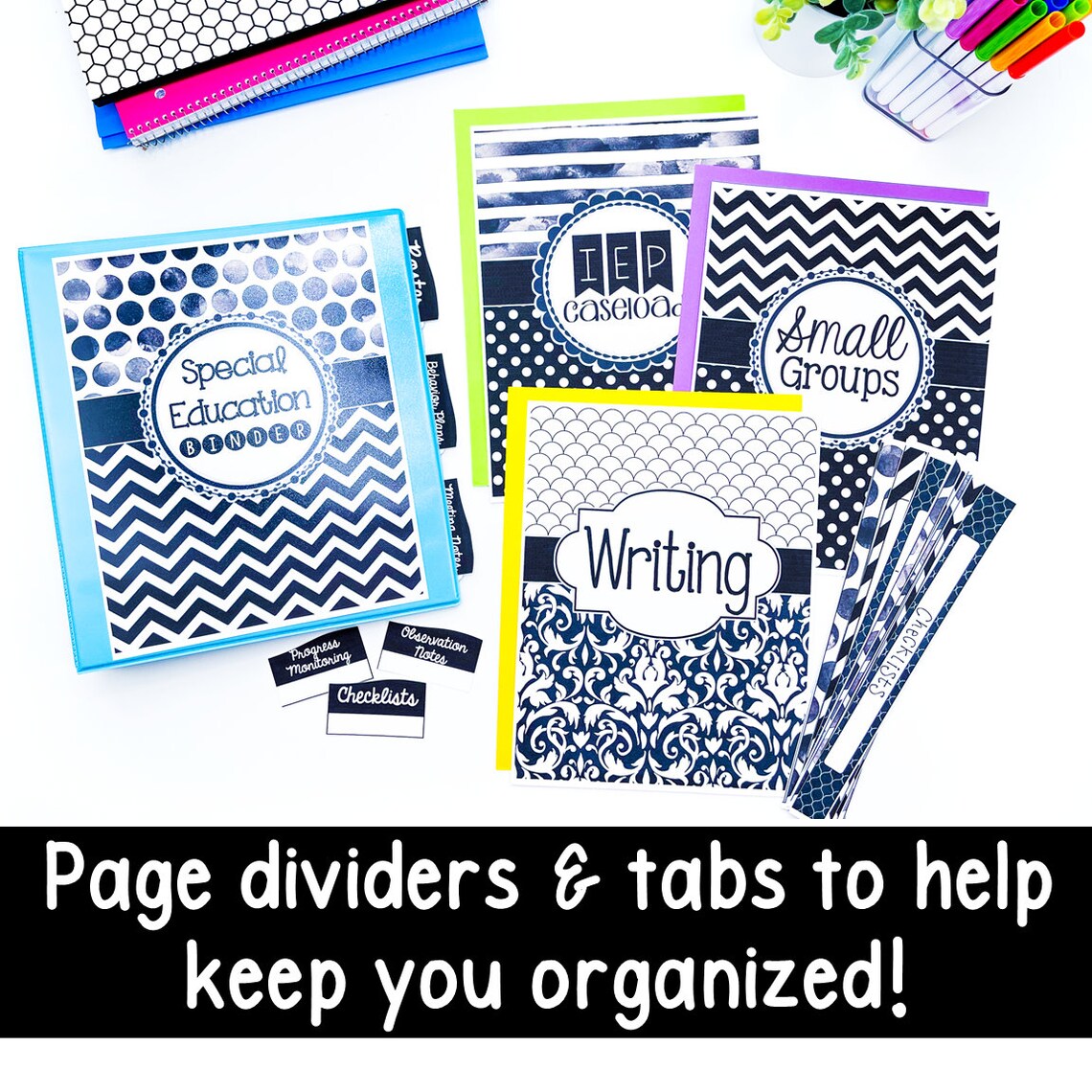 Special Education Teacher Binder Caseload Binder Special Education ...