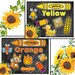 PRINTABLE Color Posters Pack Sunflower Farmhouse Classroom - Etsy