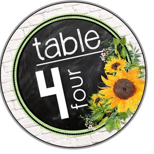 PRINTABLE Table Numbers | Sunflower Farmhouse Classroom Decor Classroom ...