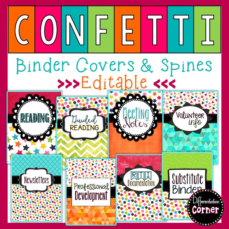 Editable Binder Covers and Spines Sunflower Farmhouse Classroom Decor ...