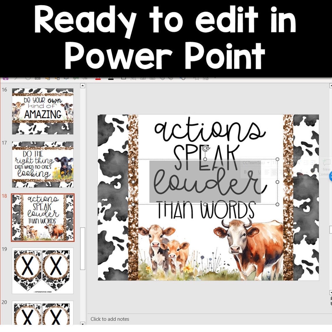 Cow Print Farmhouse Classroom Rules Posters Farmhouse Cow - Etsy