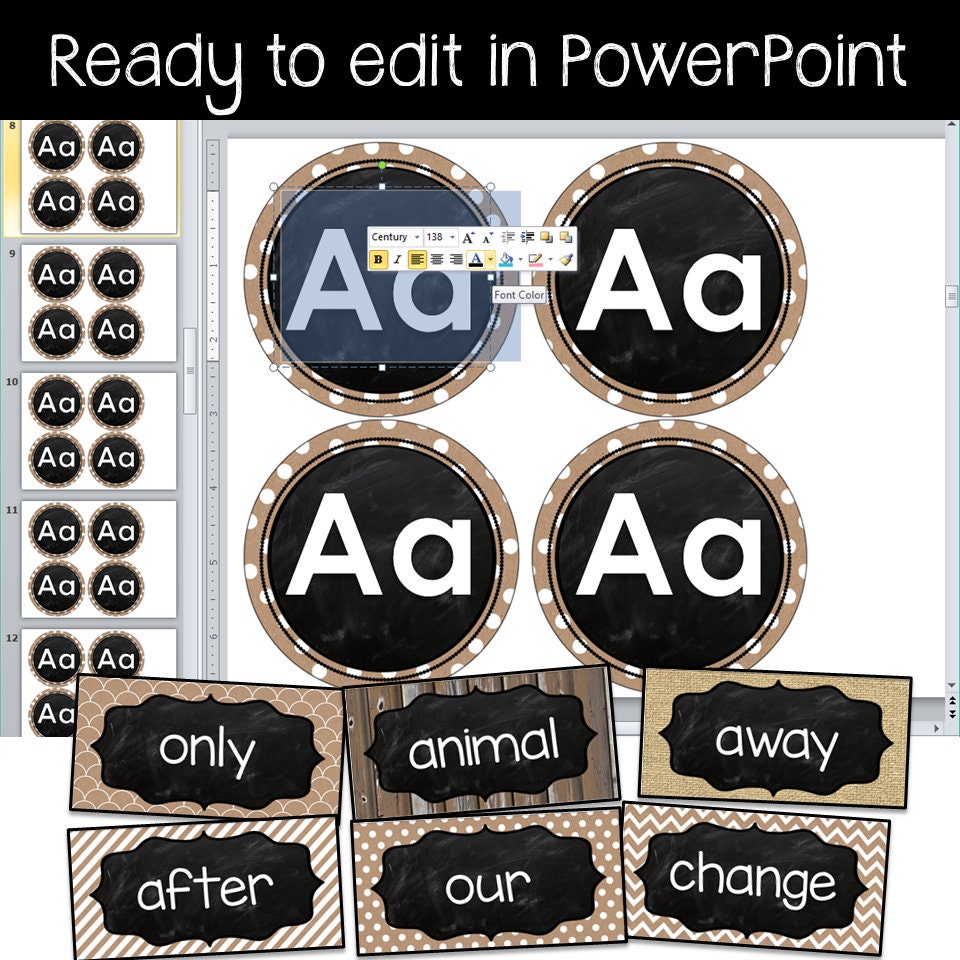 Classroom Word Wall Display Editable Neutral Classroom Decor - Etsy