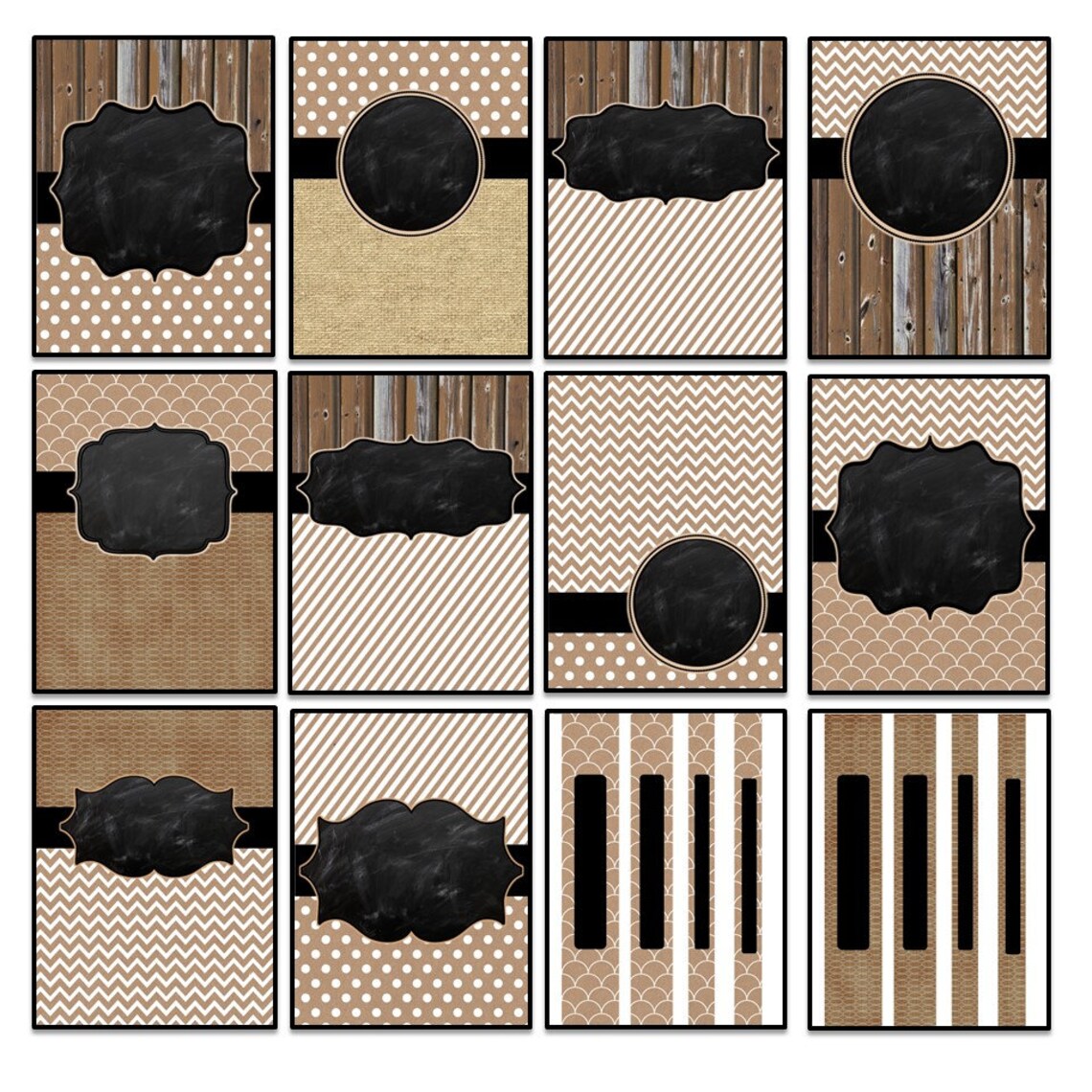 Editable Binder Covers and Spines Farmhouse Classroom Decor Farmhouse ...