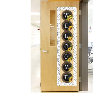 PRINTABLE Welcome Banner | Sunflower Farmhouse Classroom Decor ...