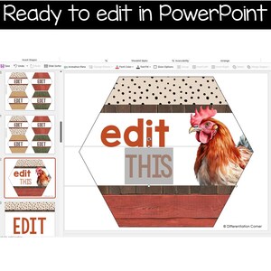 Chicken Farm Classroom Birthday Display Farmhouse Classroom Decor Farm ...