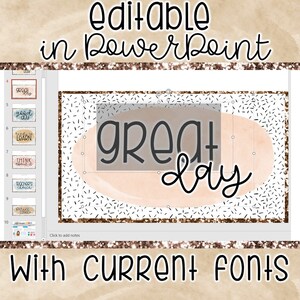 Printable Behavior Clip Chart, Neutral Boho Classroom Decor, Editable ...