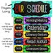 Editable Daily Schedule Cards Rainbow Classroom Decor Printable ...