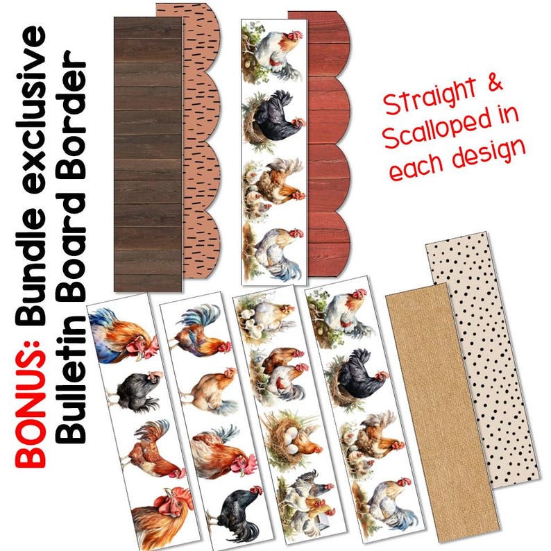 Chicken Farm Classroom Decor Bundle Chicken Classroom Theme Farm Theme ...