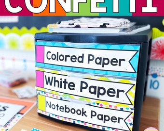 Groovy Pastel 10-drawer Cart Labels - Etsy