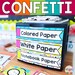 Editable Confetti Rainbow Classroom Labels Classroom Decor Confetti ...