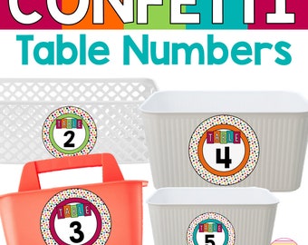 PRINTABLE Table Numbers Sunflower Farmhouse Classroom Decor Classroom ...