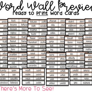 Classroom Word Wall Display Editable Neutral Boho Classroom Decor Word ...