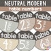 PRINTABLE Boho Table Numbers Neutral Classroom Decor Classroom Table ...