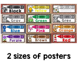 PRINTABLE Color Posters Pack | Farm Classroom Decor | Farmhouse Colors ...