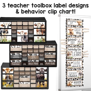 Cow Print Neutral Classroom Decor Bundle | Classroom Bulletin Board ...