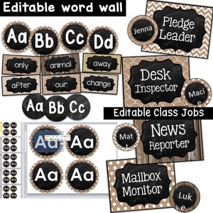Farmhouse Neutral Classroom Decor Bundle Classroom Bulletin Board ...