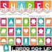 PRINTABLE Shape Posters and Charts | Confetti Rainbow Classroom Decor ...