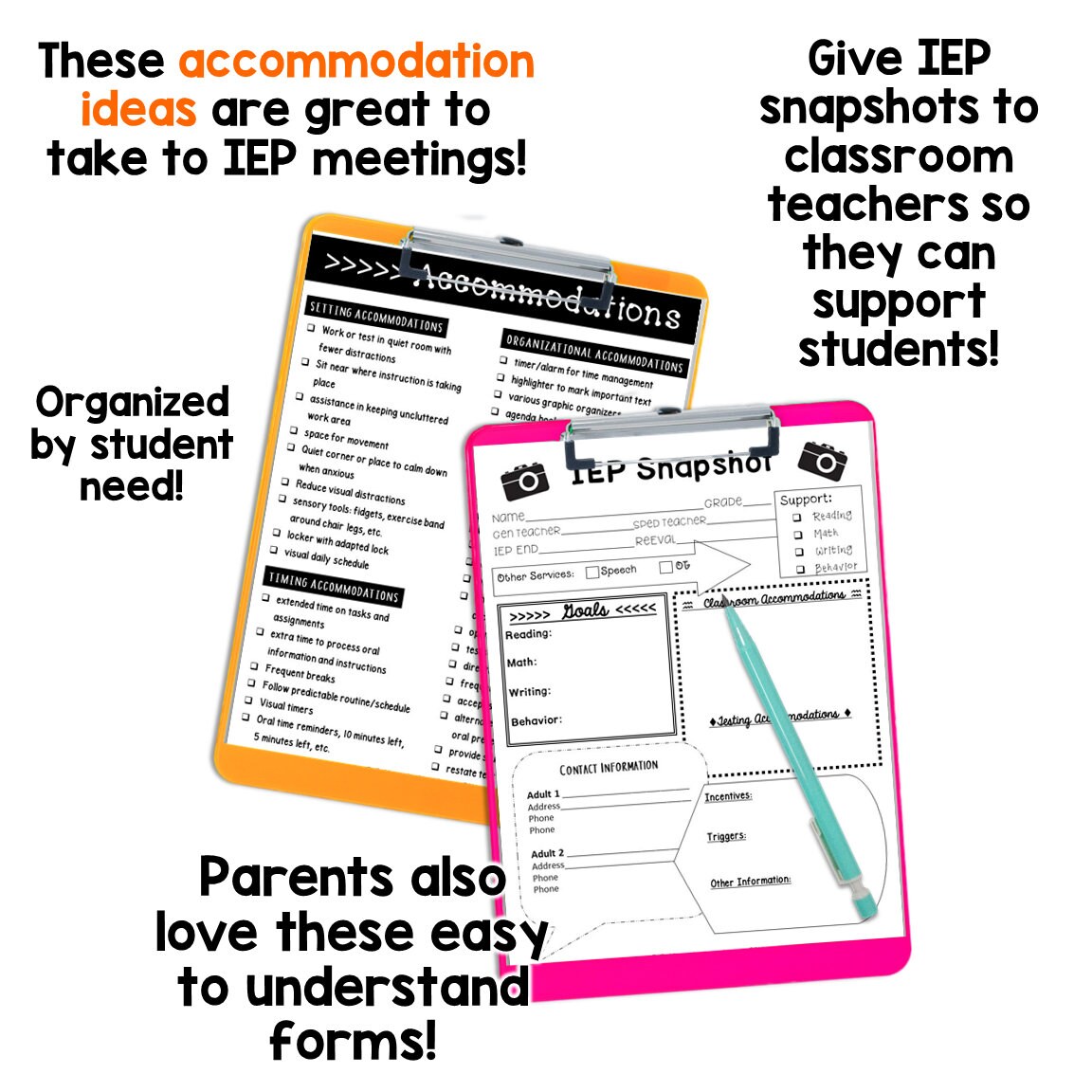 Special Education Teacher Binder Caseload Binder Special Education ...