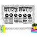 Classroom Sight Word Wall Editable Black and White Classroom Decor Word ...