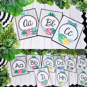 Cursive and Print Alphabet Posters for the Classroom Printable Alphabet ...