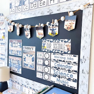 Cow Print Neutral Classroom Decor Bundle | Classroom Bulletin Board ...
