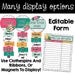 How We Go Home Dismissal Chart Template Tropical Classroom Decor | How ...