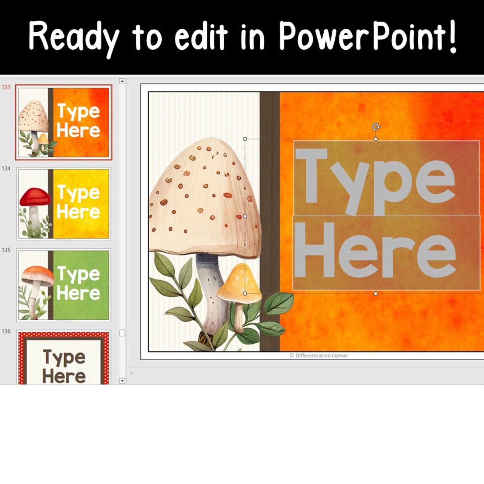 Editable Mushroom Classroom Labels Mushroom Retro Classroom Decor ...