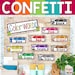 PRINTABLE Color Posters Pack | Confetti Rainbow Classroom Decor ...