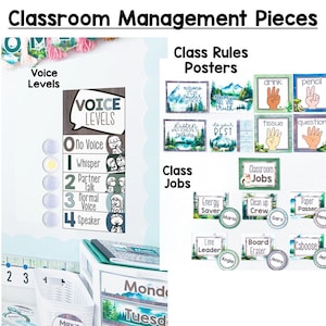Nature Classroom Decor Bundle Nature Classroom Theme Mountain Classroom ...